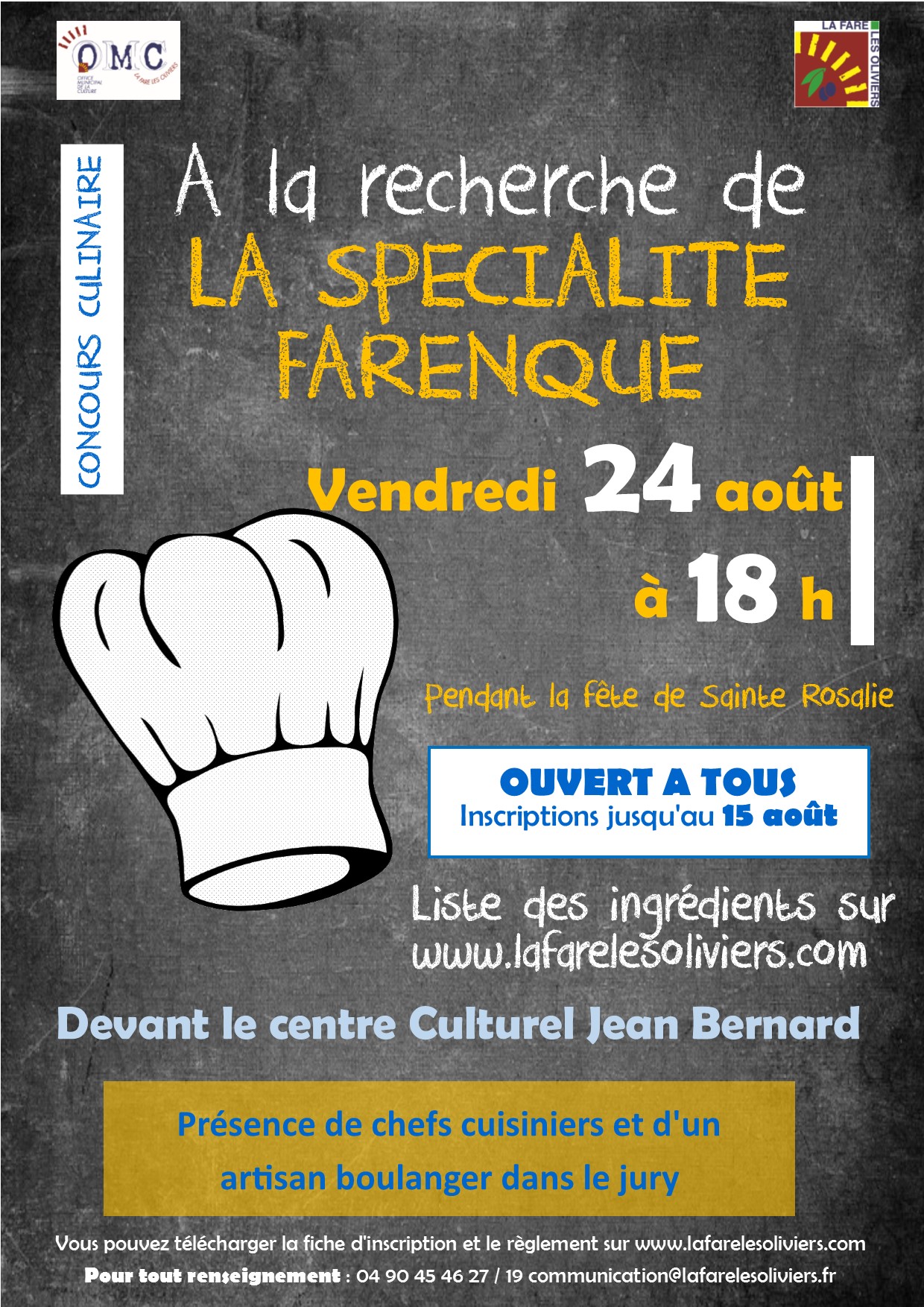flyer-concours-culinaire2 - La Fare les Oliviers