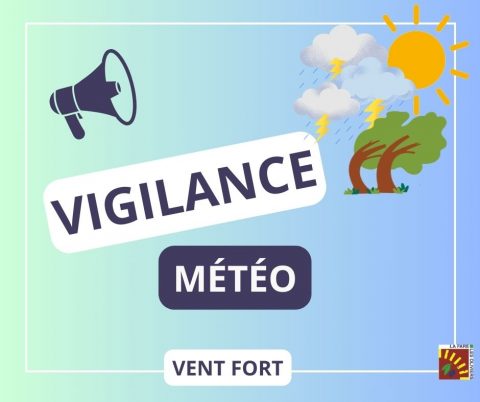 Le département placé en vigilance météo pour vent fort dès cette nuit ...